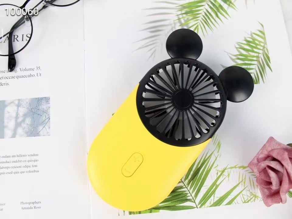 Buy 2022 Newest Creative Mini Cartoon Mickey Fan Handheld 3 Colors USB ...